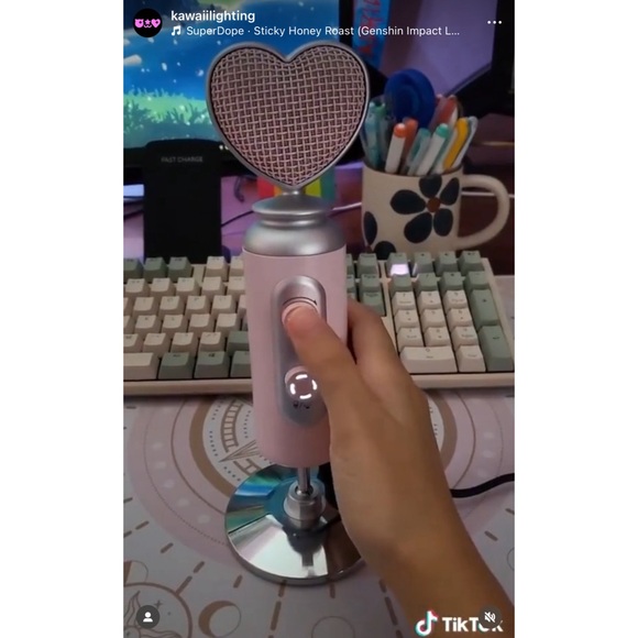 Kawaii | Portable Audio & Video | Heart Shaped Usb Microphone | Poshmark